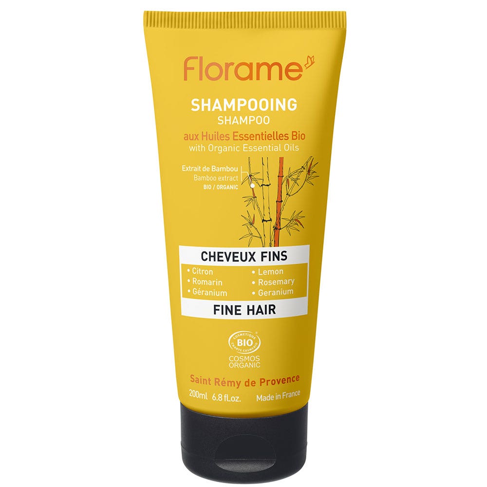 Florame Champú ecológico para cabello fino 200 ml - Easypara