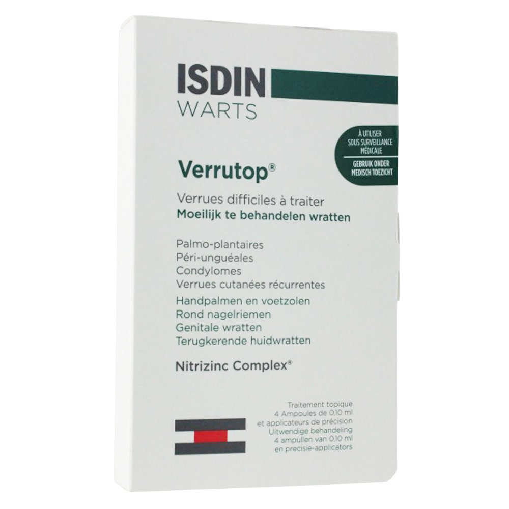 Isdin Verrutop tratamiento para verrugas Warts 0.10ml - Easypara