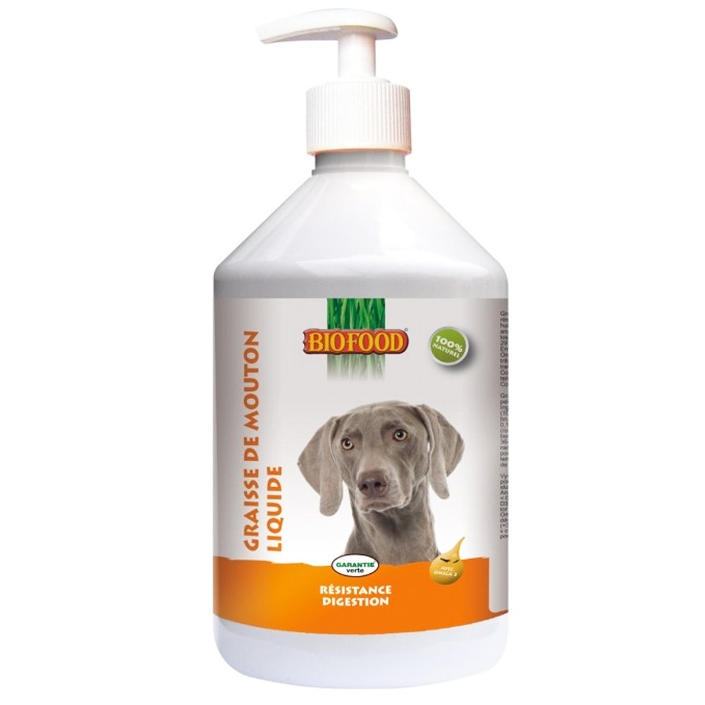 Biofood Grasa De Cordero Liquida Resistencia Y Digestion Perro 500ml ...