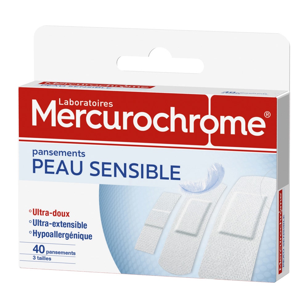 Mercurochrome Apósitos Piel sensible X40 - Easypara
