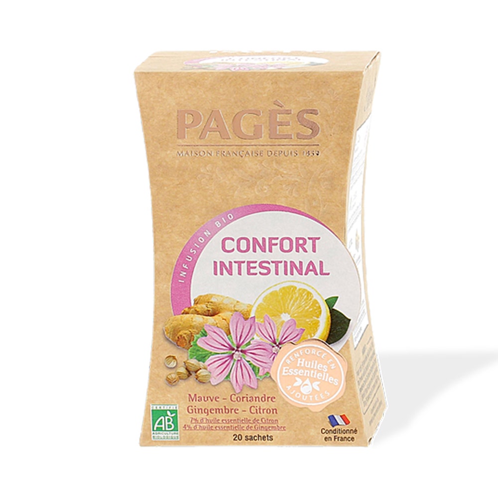 Pagès Infusión Confort Intestinal BIO 20 Bolsitas - Easypara