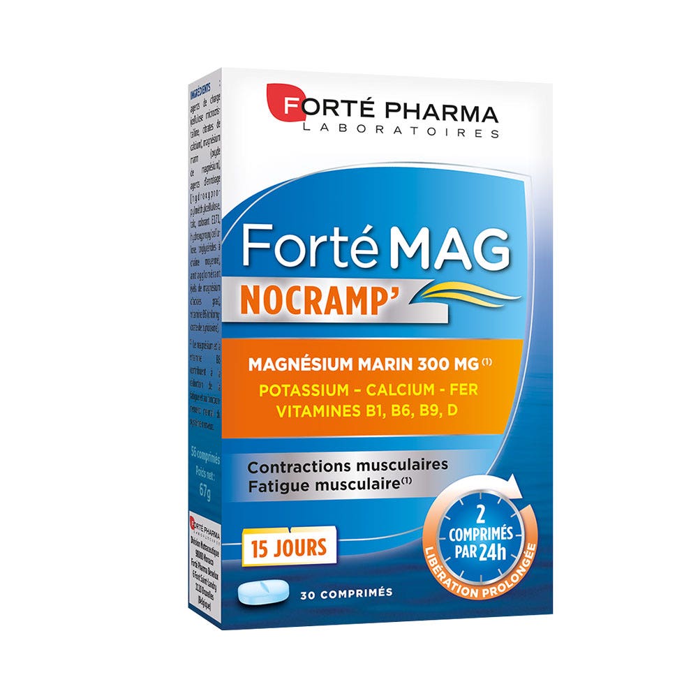 Forté Pharma Forte Mag Nocramp' 30 Comprimidos Contraccion Muscular ...