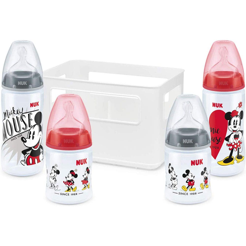 Nuk First Choice+ Colección Mickey Pp 4 Botellas Estuche - Easypara