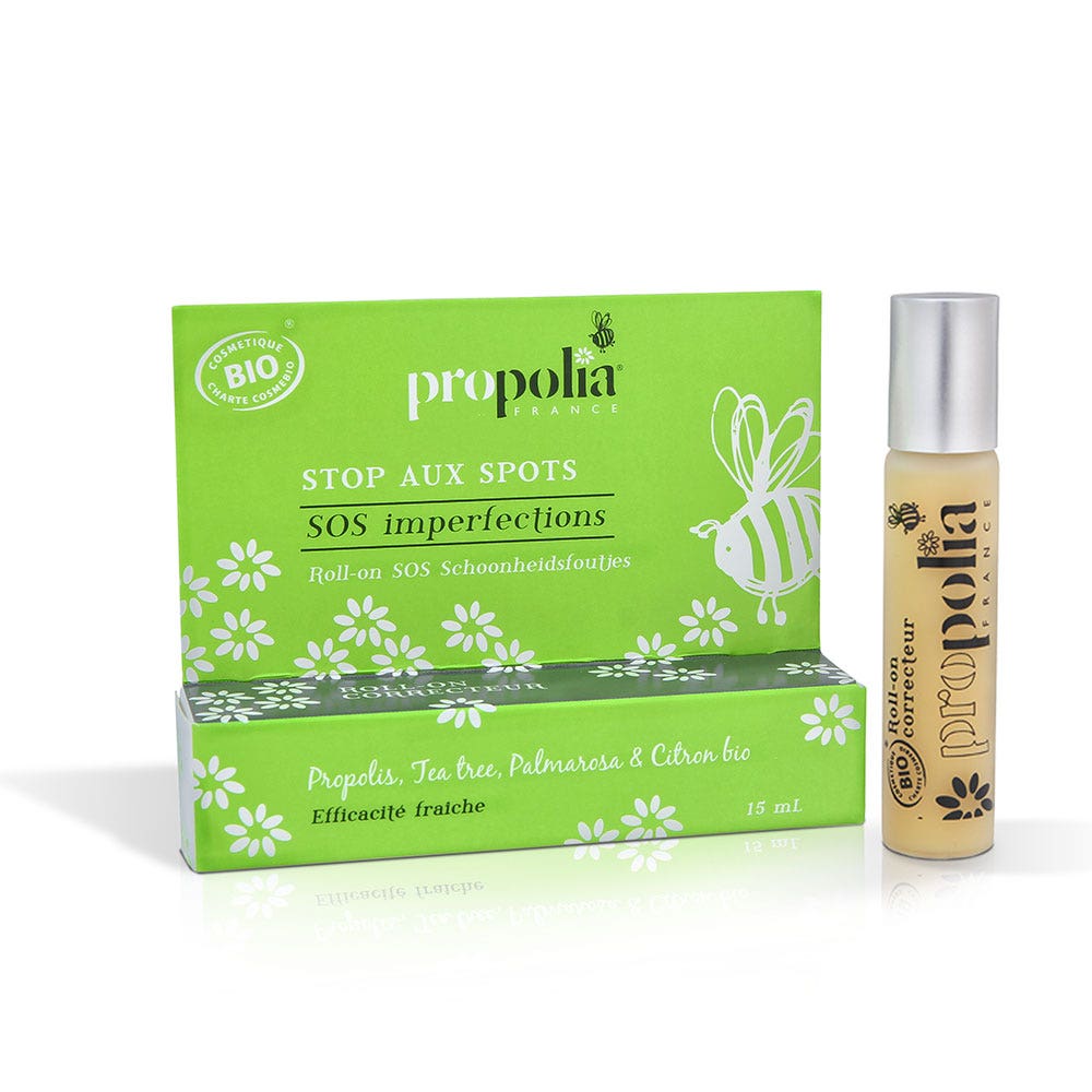 Propolia Sos Imperfections Organic Roll On Stop Aux Spots 15 ml - Easypara