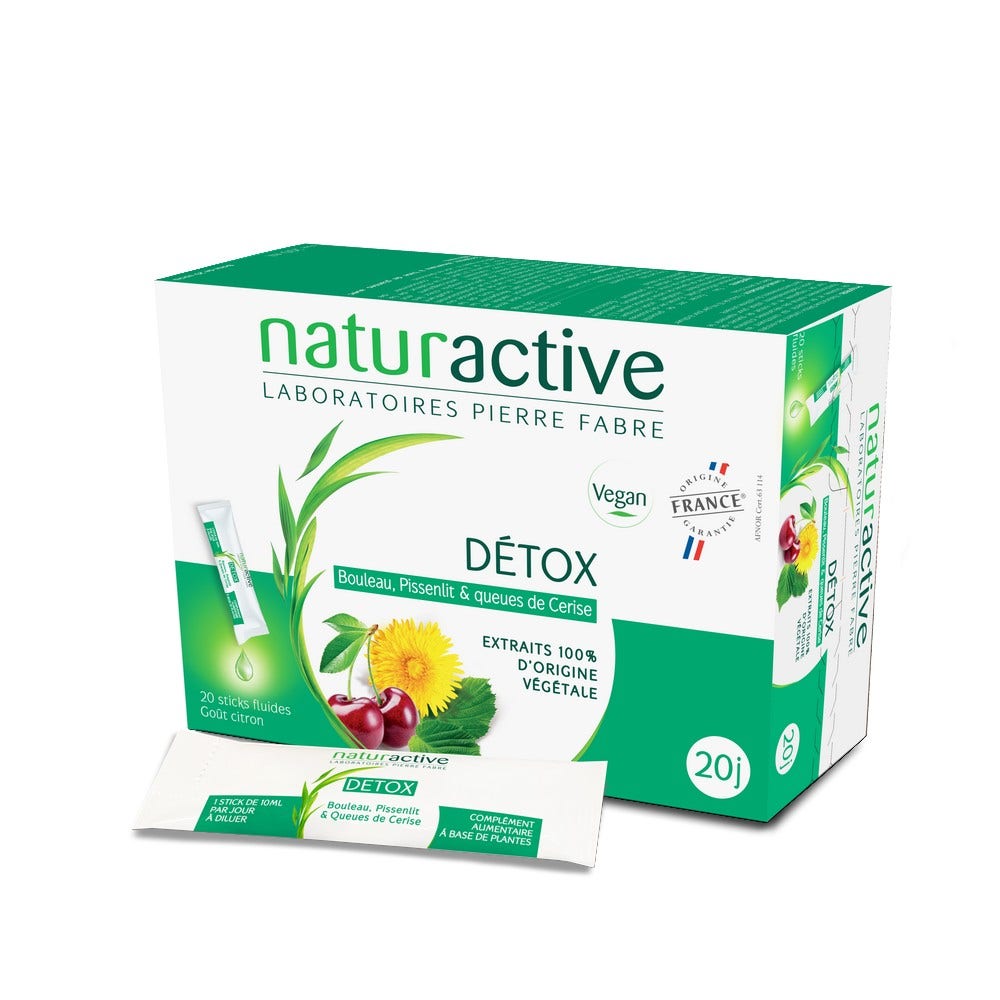Naturactive Detox 20 Sticks Gama Fluido - Easypara