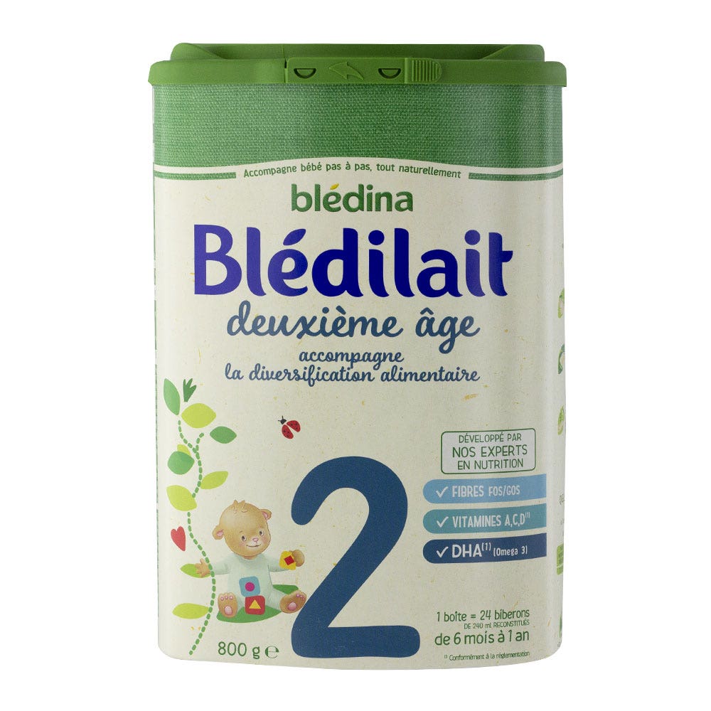 Blédina Bledilait 2 Leche en Polvo De 6 a 12 Meses 800g - Easypara