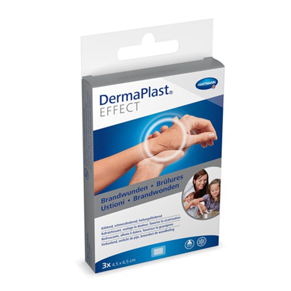 Hartmann Dermaplast Effect Apósitos para quemaduras 4,5x6,5mm x8 - Easypara