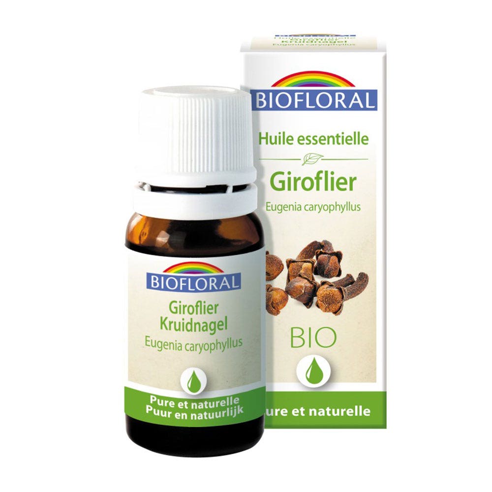 Biofloral Giroflier eugenia Aceite esencial Bio 10 ml - Easypara