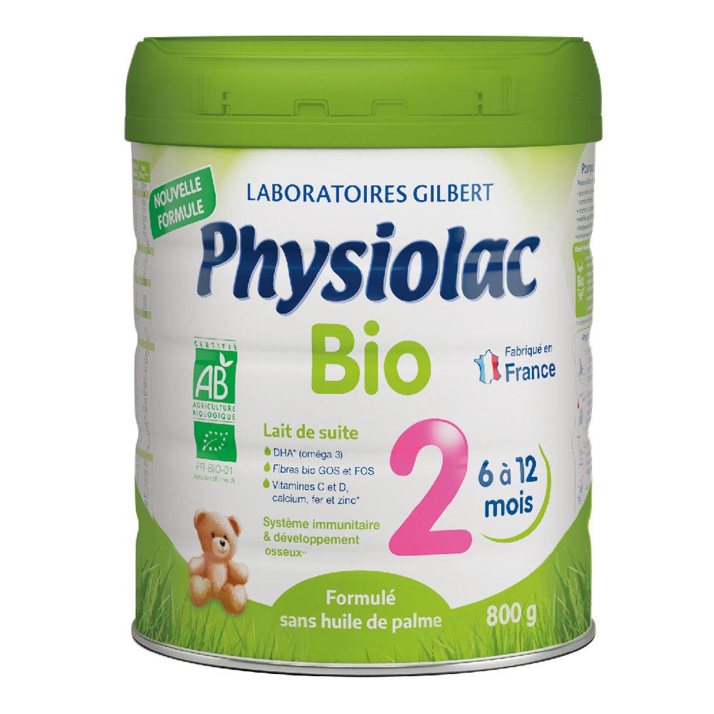 Physiolac Leche ecológica en polvo 2 De 6 a 12 meses - Easypara