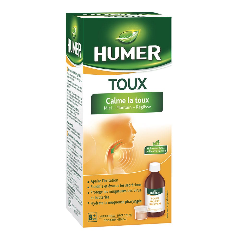 Humer Jarabe para la tos 170ml - Easypara