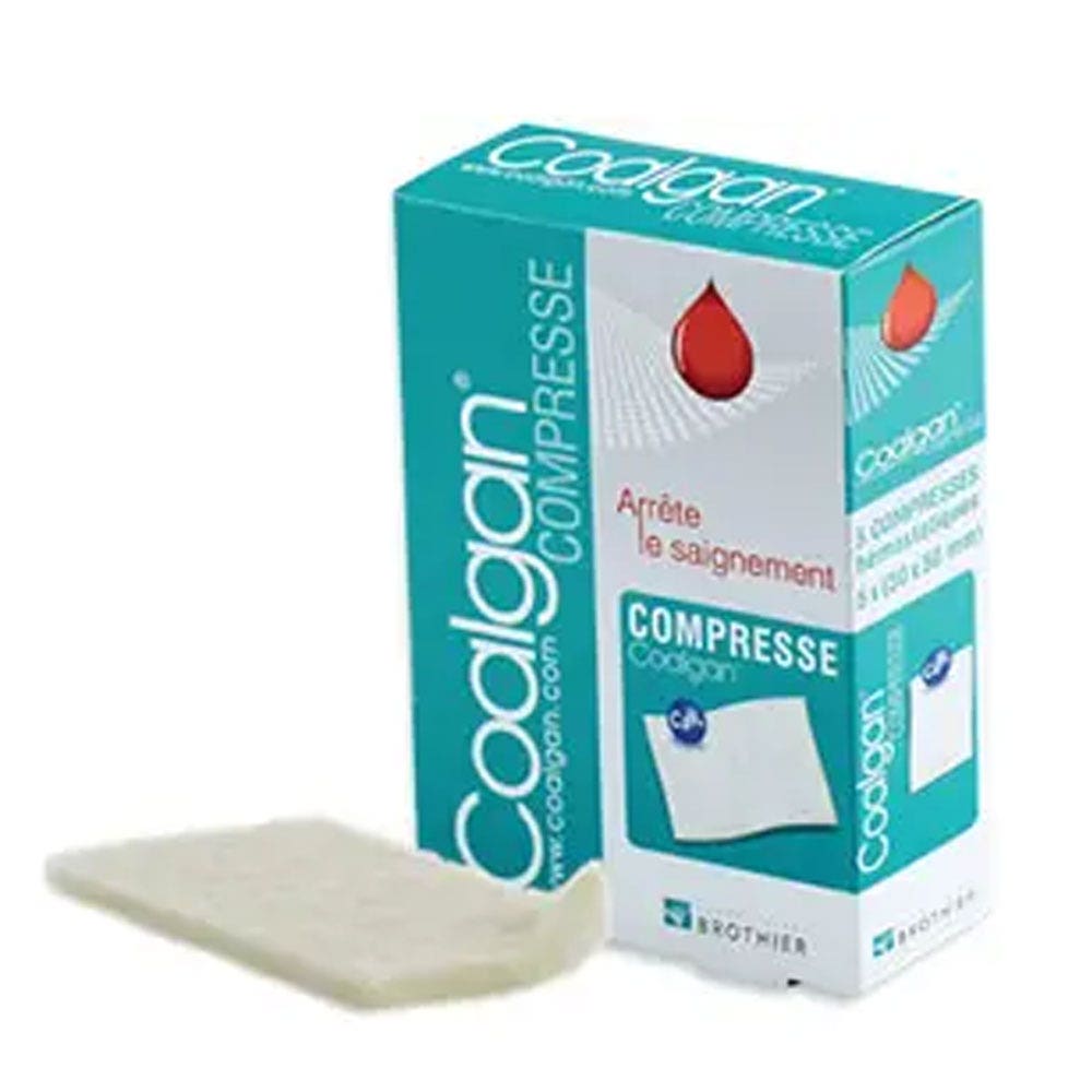 Brothier Coalgan Compresas hemostáticas x5 - Easypara