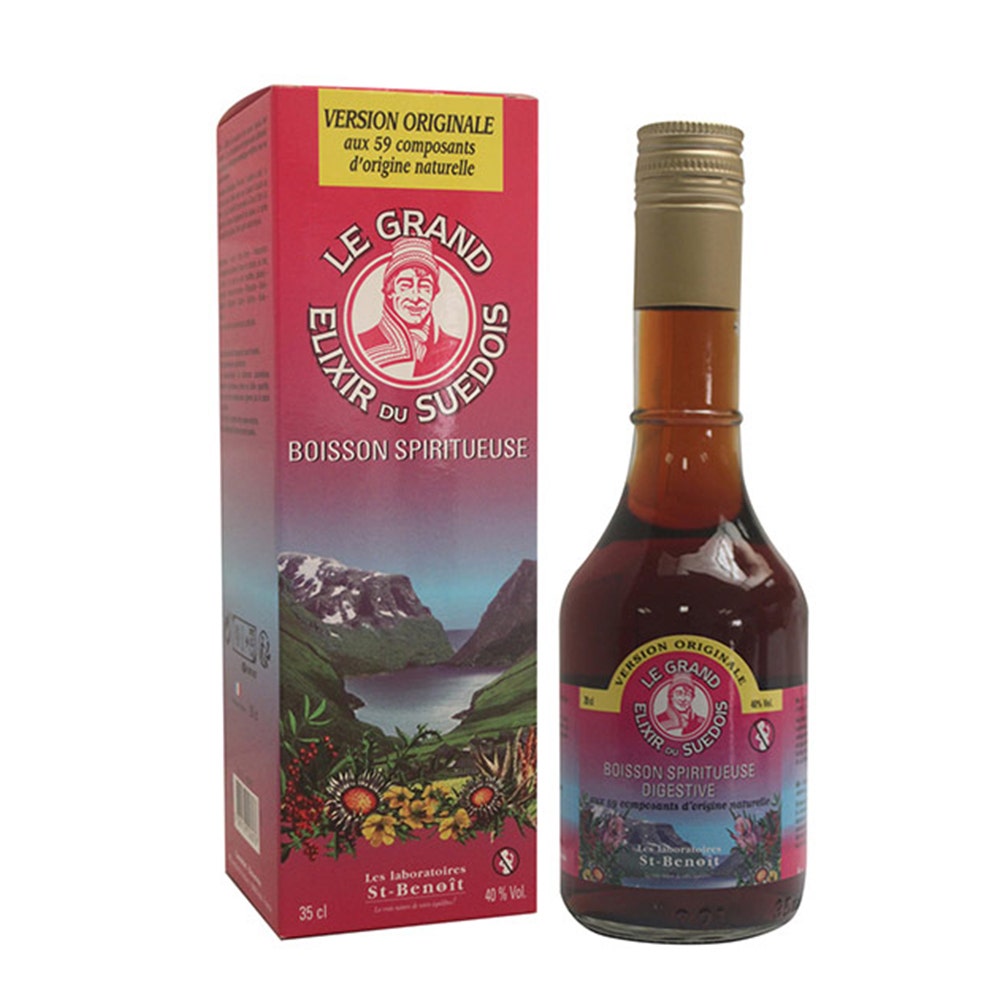 Saint Benoit Elixir Du Suedois Alcohol Bio 17,5 350 ml - Easypara