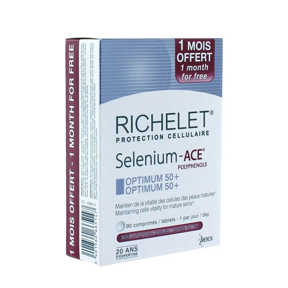 Richelet Selenium Ace Optimum 50+ Caja 90+30 Comprimidos - Easypara