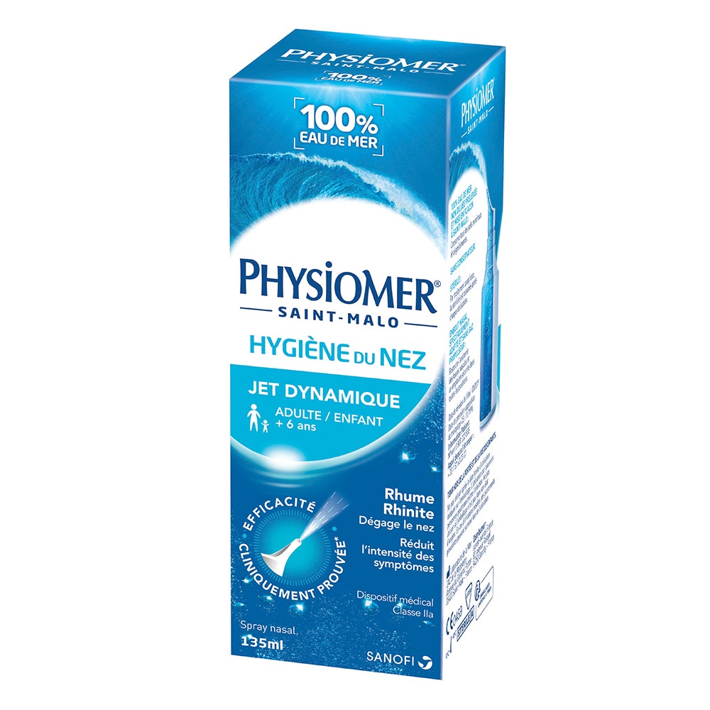 Physiomer Higiene nasal Dynamic Jet 135 ml - Easypara