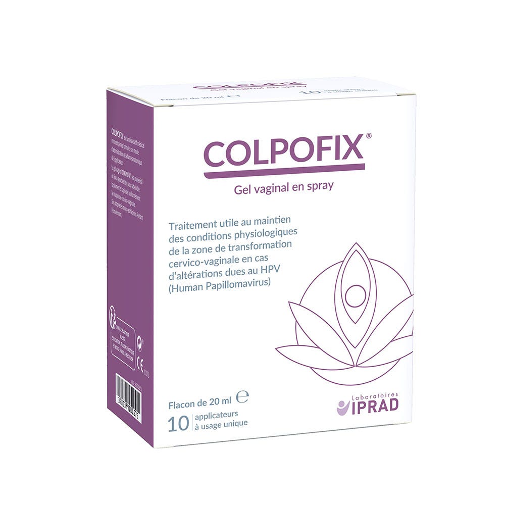 Colpofix Gel Vaginal Spray Frasco de 20 ml + 10 aplicadores - Easypara