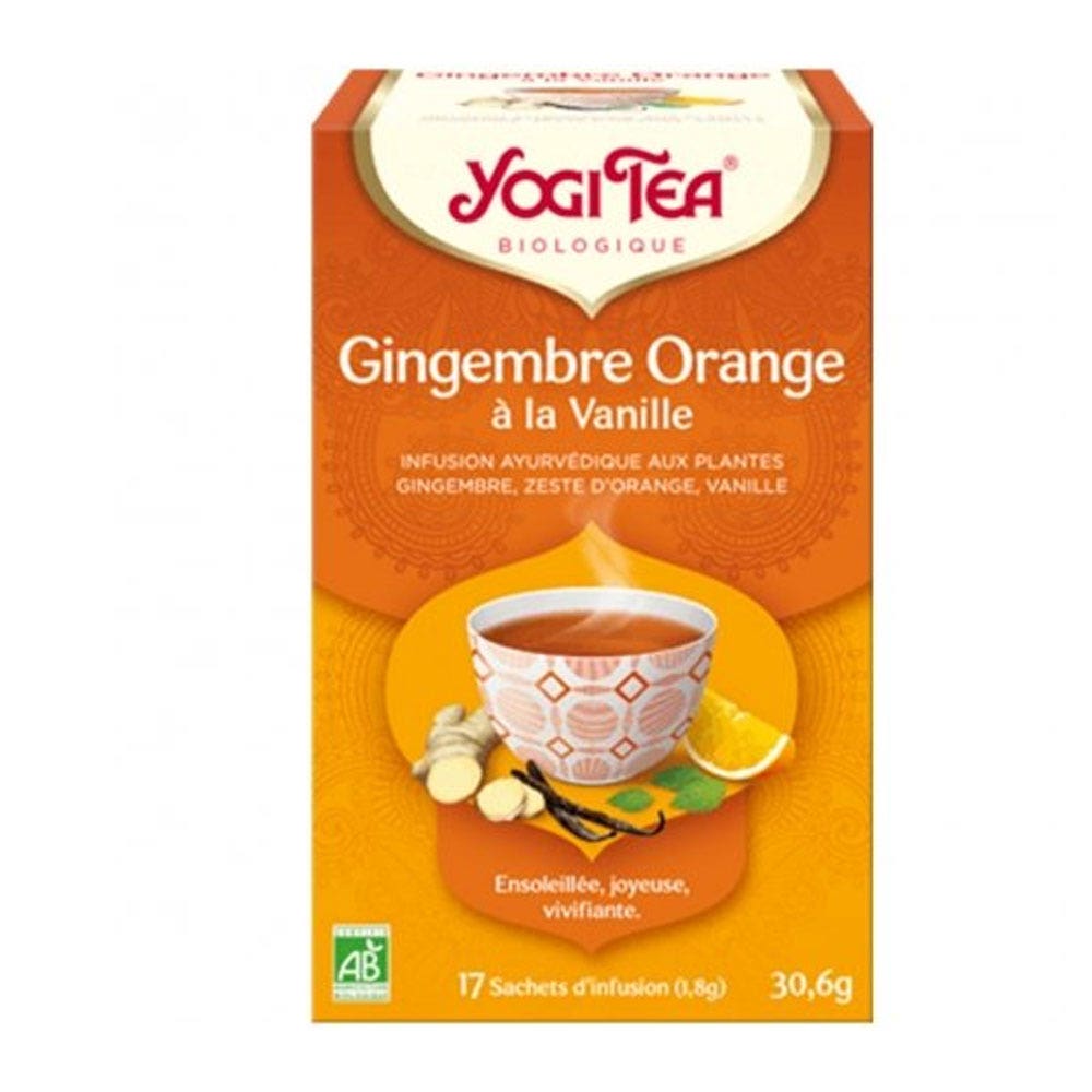 Yogi Tea Jengibre naranja 17 sobres - Easypara