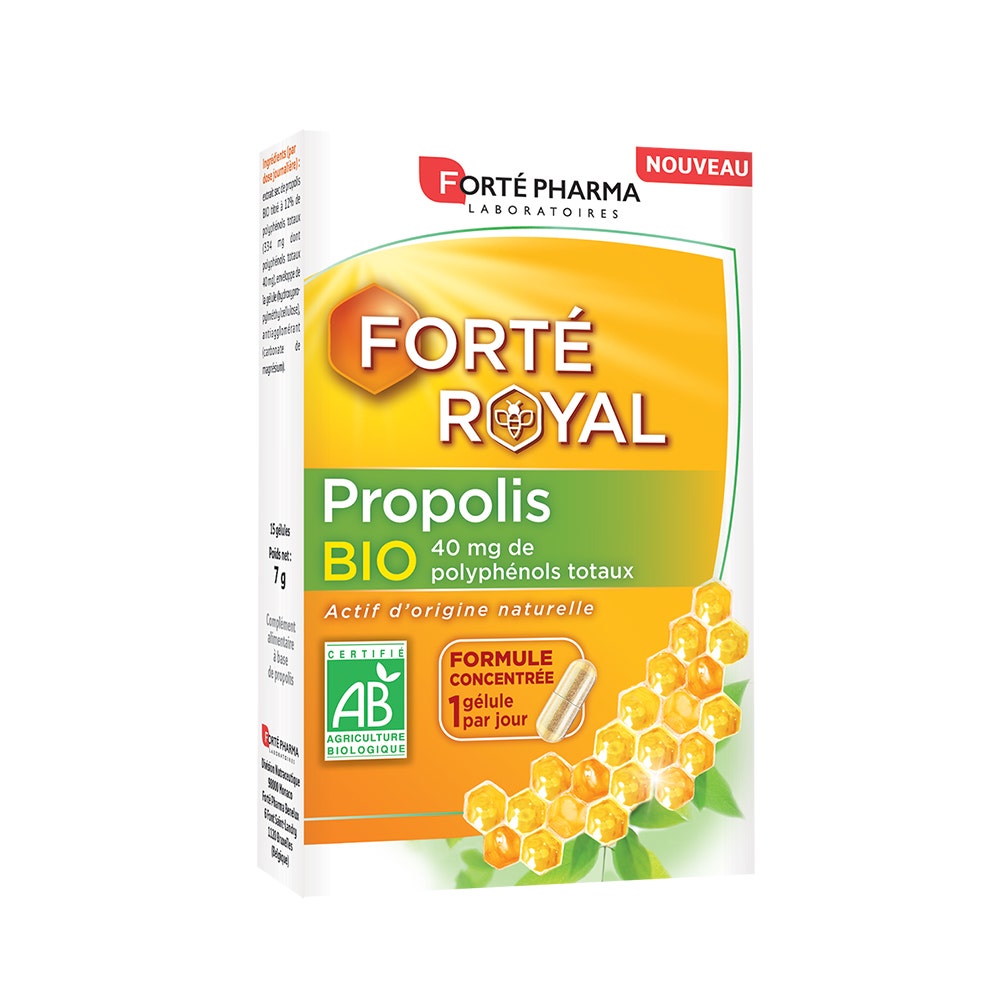 Forté Pharma Forté Real Propóleo bio 15 cápsulas - Easypara