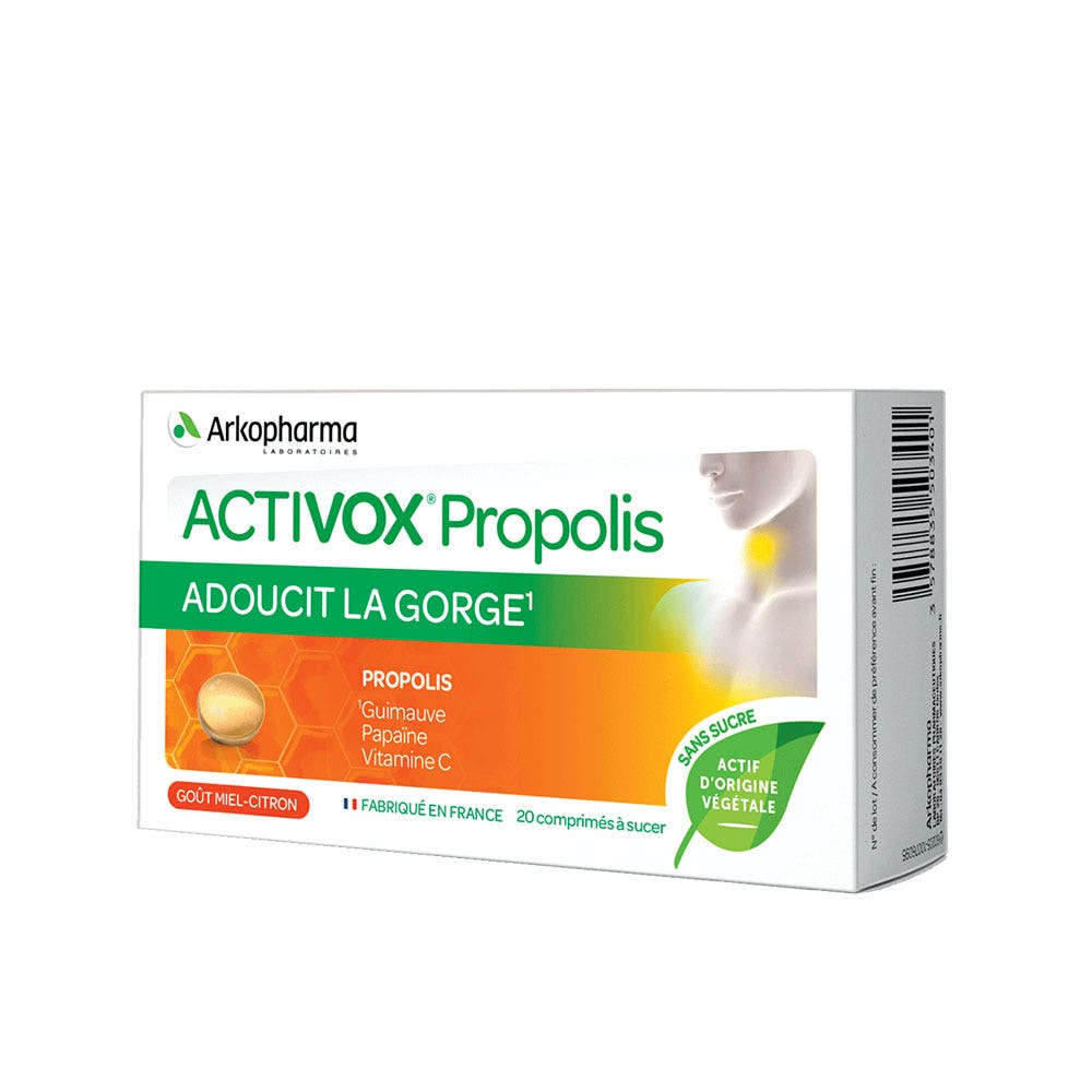 Arkopharma Activox Propóleo miel y limón 20 Comprimidos - Easypara