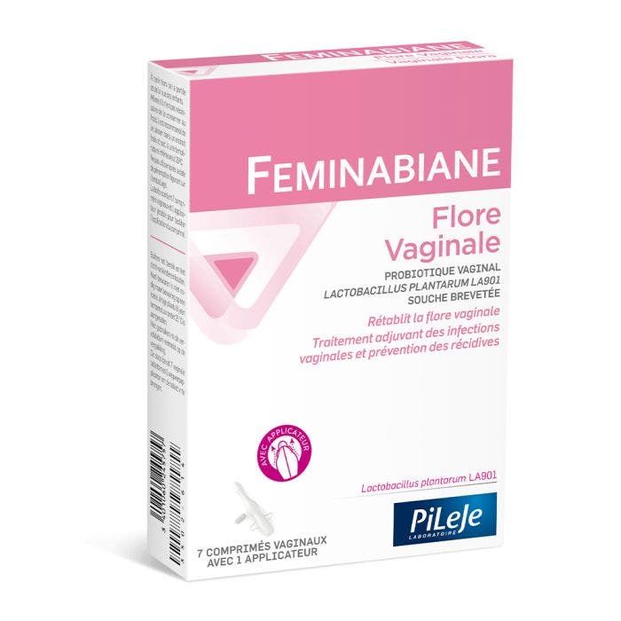 Flora Vaginal 7 Comprimidos Vaginales Feminabiane - Pileje - Easypara