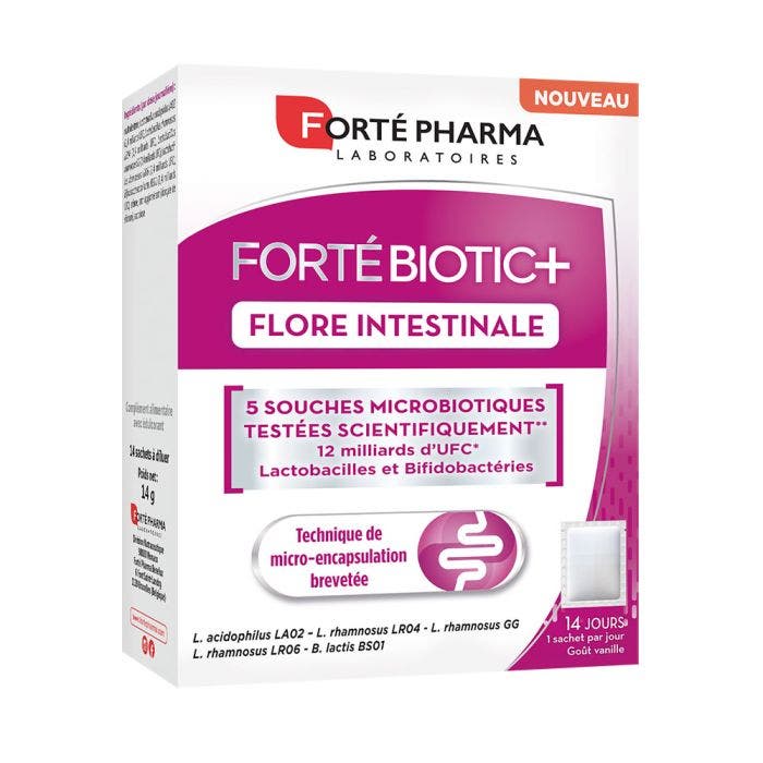 Flora intestinal Forté Biotic 14 sobres- Forté Pharma - Easypara