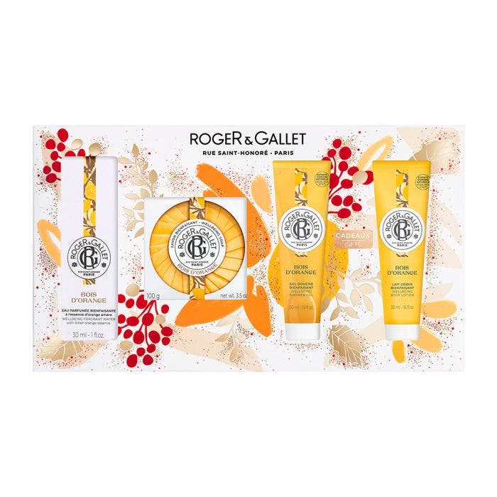Coffret Bois D'orange Eau Parfumee Bienfaisante + Creme Mains + Savon ...