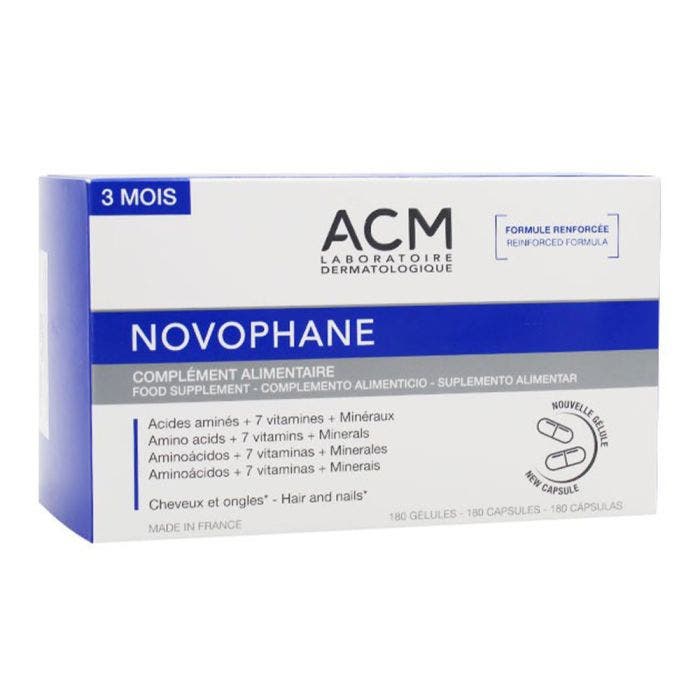 uñas Y Cabello 180 Capsulas Novophane 180 Gélules- Acm - Easypara